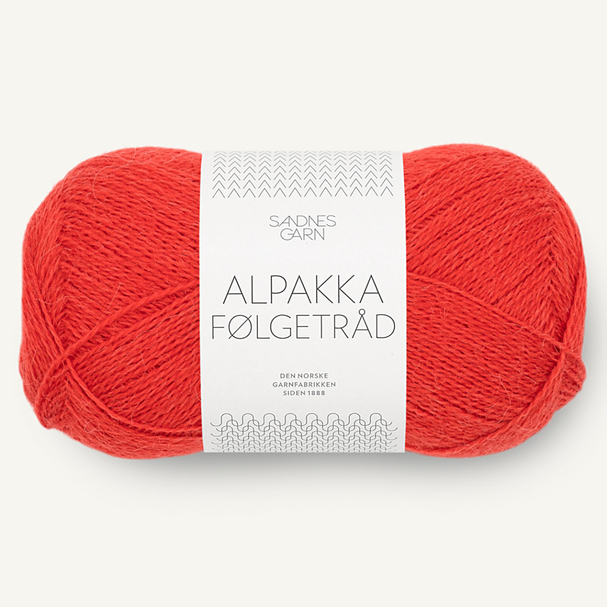 Sandnes Alpakka Følgetråd, 4018, Scharlachrot - Lanade, 10,75